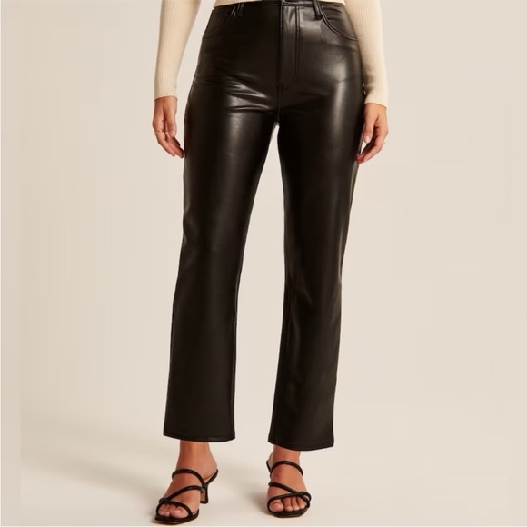 Abercrombie Curve Love Leather Pants
